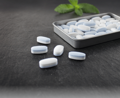 Sugar-free tablets with SweetPearl® XTAB 160 dried maltitol syrup ...