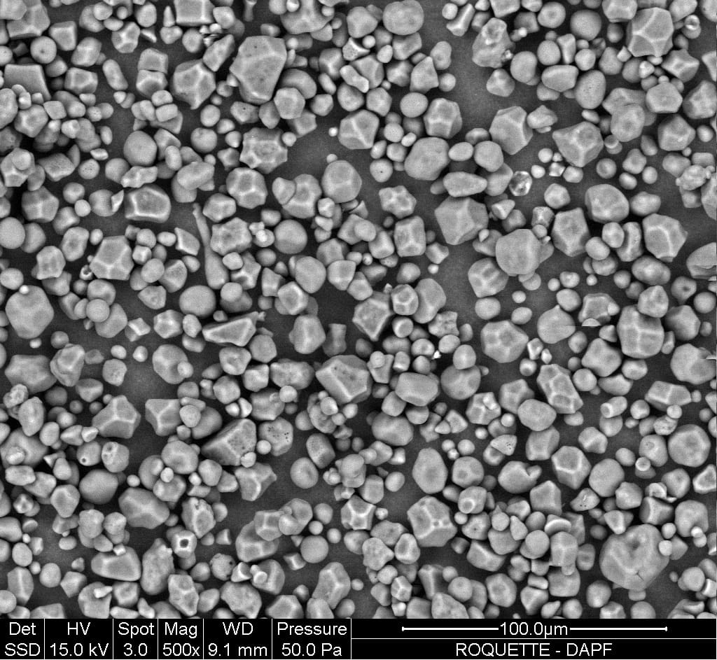 corn starch microscope